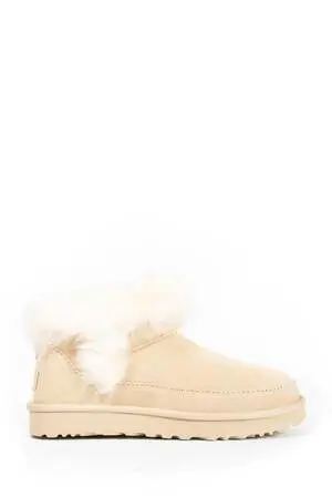 UGG Classic Mini Platform Ankle Boots - Beige