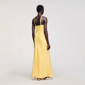 Sandro Floral Detail Maxi Dress