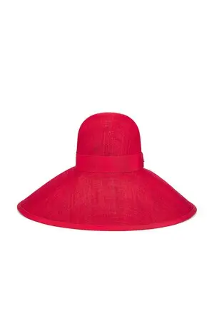 Valentino Garavani Large Brim Hat - Rosso & Antique Brass