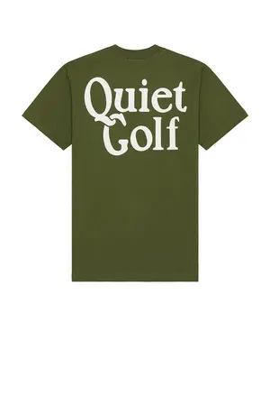 QUIET GOLF Heritage Stack Tee