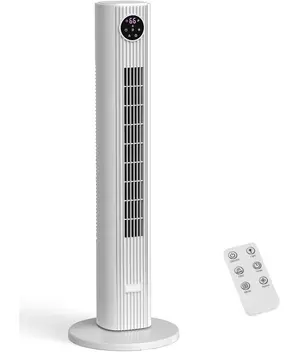 COWSAR Tower Fan For Bedroom Grey