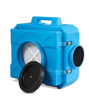 MECALE Industrial Commercial Air Scrubber With Efficient Odor Eliminator - Blue