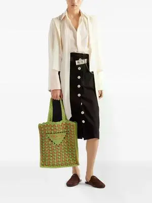 Prada Marocain Shirt - Neutrals