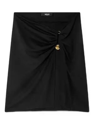 Versace Safety Pin Cover-up Skirt