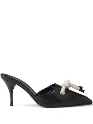 Prada Pointed Toe Mules Clogs For Women