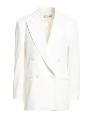 LARDINI Double-breasted Blazer - White