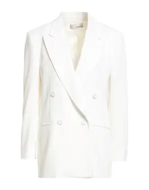 LARDINI Double-breasted Blazer - White