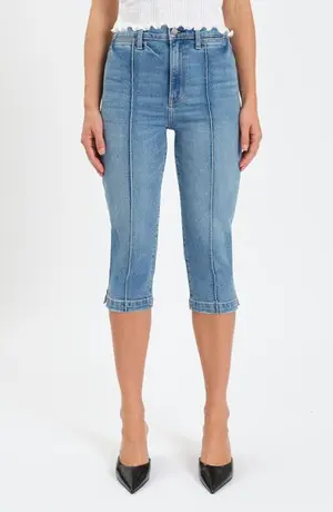 DAZE Midtown High-waist Capri Jeans