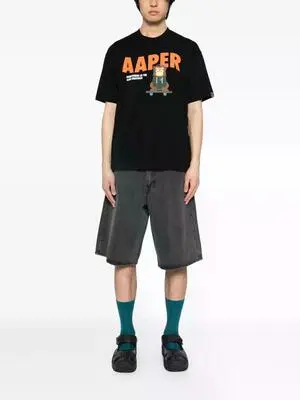 AAPE BY *A BATHING APE® Denim Shorts