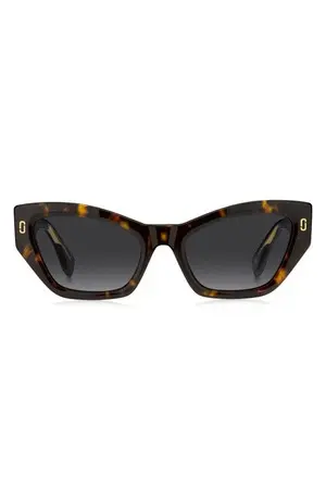 Marc Jacobs 54mm Logo Cat Eye Sunglasses - Havana