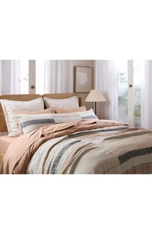 PARACHUTE Heritage Linen Duvet Cover - Natural Stripe Warm