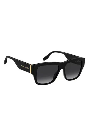 Marc Jacobs 55mm Gradient Square Sunglasses