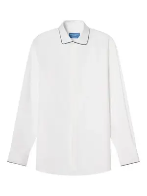 Robert Talbott Reeves Piped Formal Shirt In Contemporary Fit
