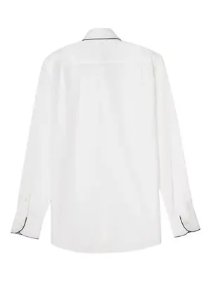 Robert Talbott Reeves Piped Formal Shirt In Contemporary Fit