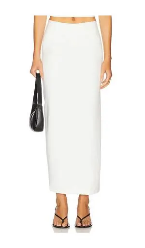 LESET Rio Side Slit Skirt - Natural