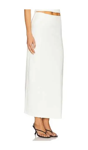 LESET Rio Side Slit Skirt - Natural