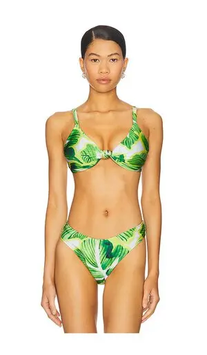 VILLA FRESCA Vista Bikini Top - Greenery