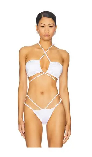 Agua Bendita X Belly Bikini Top - Ivory