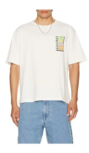 Abrand Denim X Rip Curl Hot Locals Tee In White