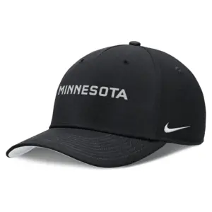 Nike Minnesota Twins Rise Dri-fit Mlb Adjustable Cap - Black