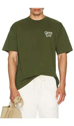 QUIET GOLF Heritage Stack Tee