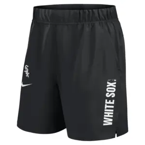 Nike Chicago White Sox Victory Dri-fit Mlb Shorts - Black