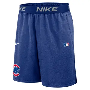 Nike Chicago Cubs Authentic Collection Dri-fit Mlb Shorts - Blue