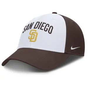 Nike San Diego Padres Club Dri-fit Mlb Adjustable Cap - White