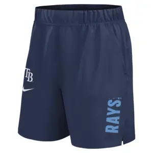 Nike Tampa Bay Rays Victory Dri-fit Mlb Shorts - Blue