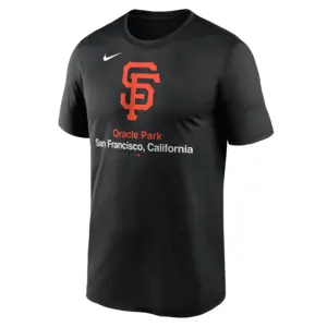 Nike San Francisco Giants Stadium Legend Dri-fit Mlb T-shirt - Black