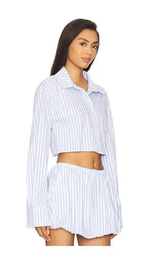 MORE TO COME Carmin Button-down Top