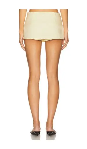 Lioness Rhode Mini Skirt - Soft Lemon