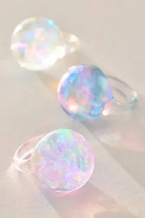 Free People Scotlynn Statement Ring Opalescent