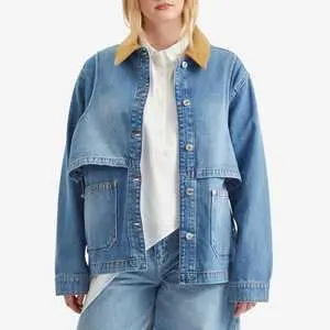 STEL Layered Cotton Denim Jacket