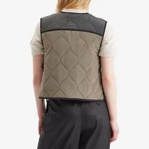 STEL Contrast Quilted Vest