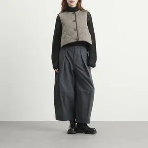 STEL Contrast Quilted Vest