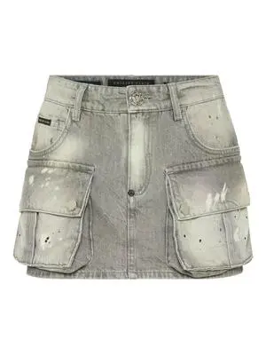 Philipp Plein Cargo Mini Skirt