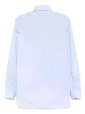 BARBA NAPOLI Cotton Shirt - Blue