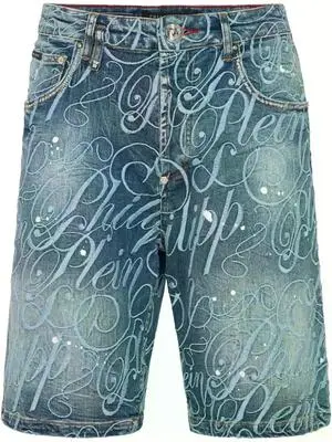Philipp Plein Embroidered Shorts For Men