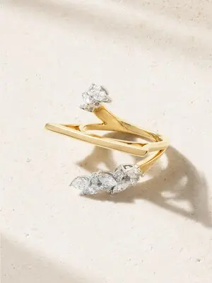 Yeprem 18-karat White And Yellow Diamond Ring - Gold