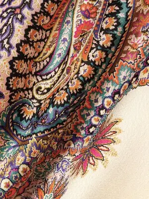 Etro Printed Wide-leg Satin Pants