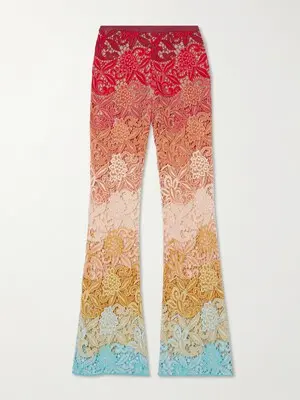 Etro Macramé Flared Pants