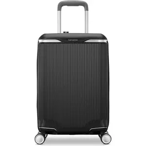 SAMSONITE Silhouette 18 Hardside Expandable Carry-on Spinner Luggage - Black