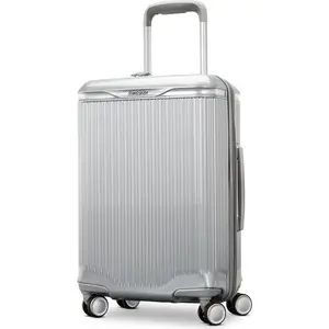 SAMSONITE Silhouette 18 Hardside Expandable Carry-on Spinner Luggage - Metallic Silver