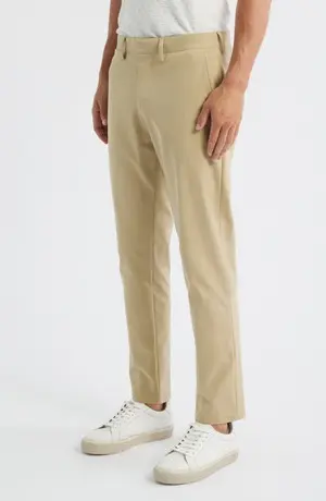 OPEN EDIT Slim Fit Stretch Cotton Chinos - Tan Starfish