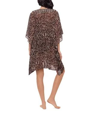 Miraclesuit Topkapi Printed Lace Up Caftan
