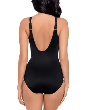 Miraclesuit Solid Oceanus One Piece Swimsuit - Black