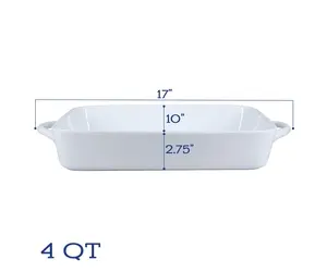 BIA CORDON BLEU Taos 14 Rectangle Baker Dish With Handles