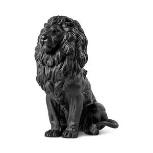 LLADRO Majestic Lion Sculpture - Multi