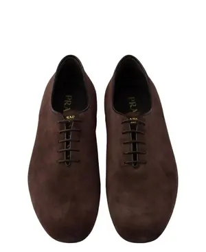 Prada Laced Suede Shoes